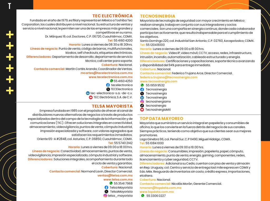 Directorio de Mayoristas 2024 - eSemanal - Noticias del Canal