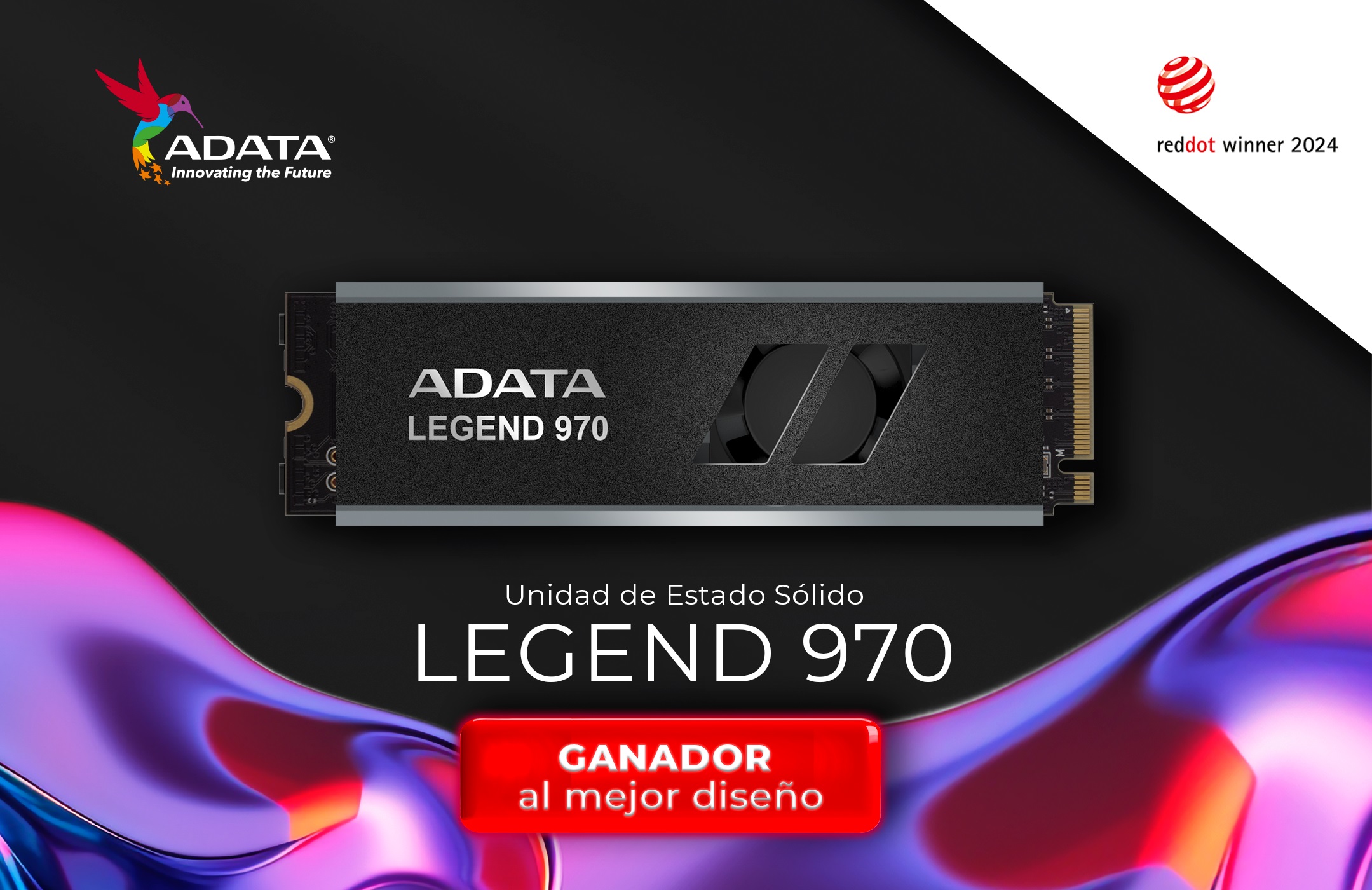 SSD Legend 970 de Adata ganador al mejor diseño Red Dot 2024 - eSemanal - Noticias del Canal